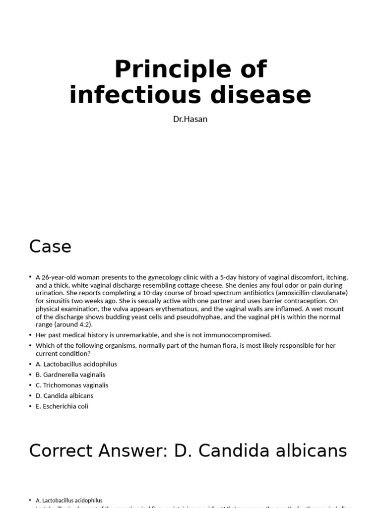 Principle of Infectious Disease, Infectious Disease, STD, HIV Sba ...