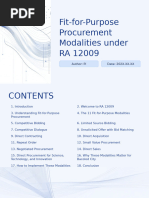 RA 12009 Procurement Methods Explained | PDF | Procurement | Business