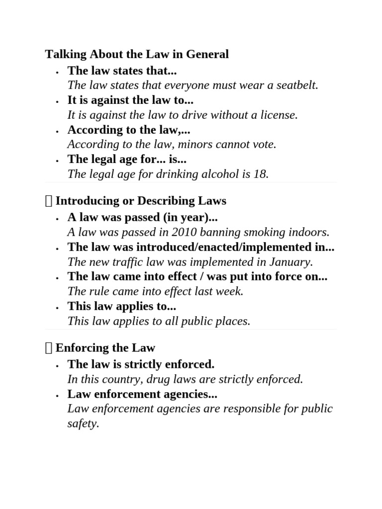 Overview of Legal Concepts and Laws | PDF | Crimes | Crime & Violence