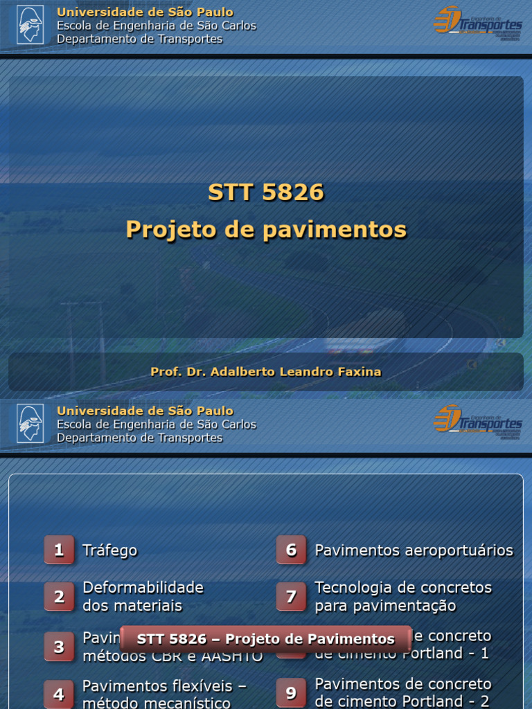 Aula 3 - Dimensionamento de Pav. - CBR e AASHTO | PDF | Estresse ...