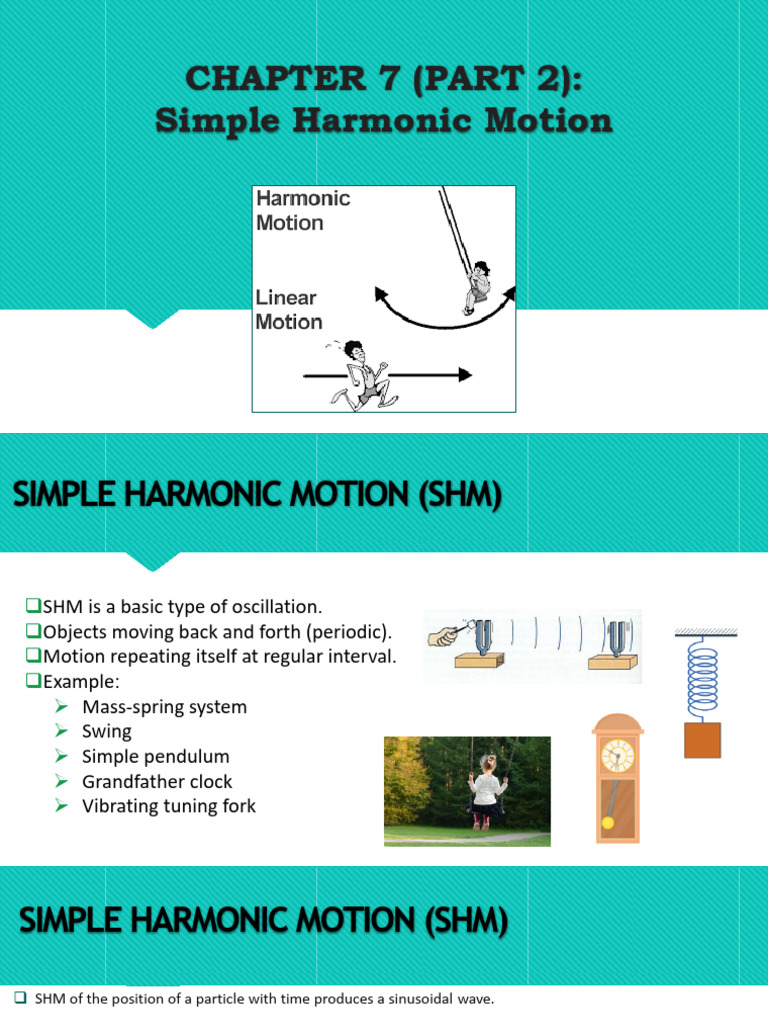 Chapter 7 - Circular Motion_SHM_PART 2 | PDF | Oscillation | Mechanics