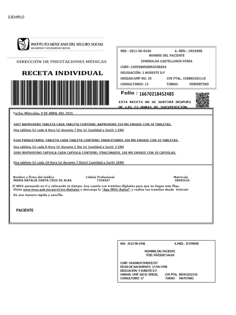 Receta Falsa | PDF