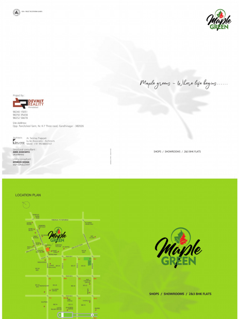 Maple Green Residency Tower A To D Brochure | PDF