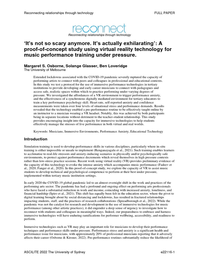 It S Not So Scary Anymore It S Actually | PDF | Virtual Reality