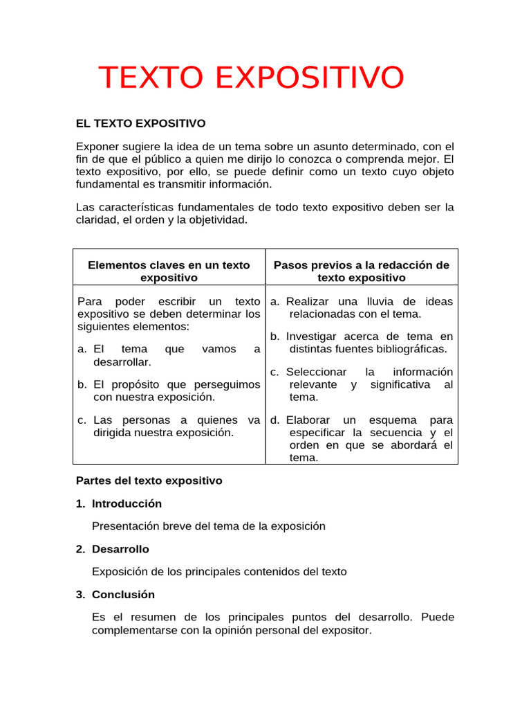 Guía de Textos Expositivos para Sexto Grado | PDF | Multimedia ...