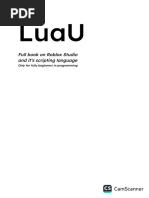 Roblox Studio Cheat Sheet: General | PDF | System Software | Input/Output