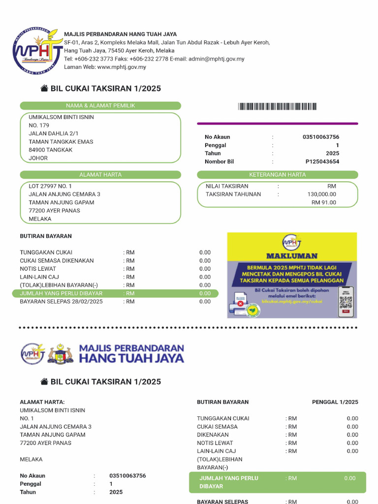 bil_cukai_taksiran (3) | PDF