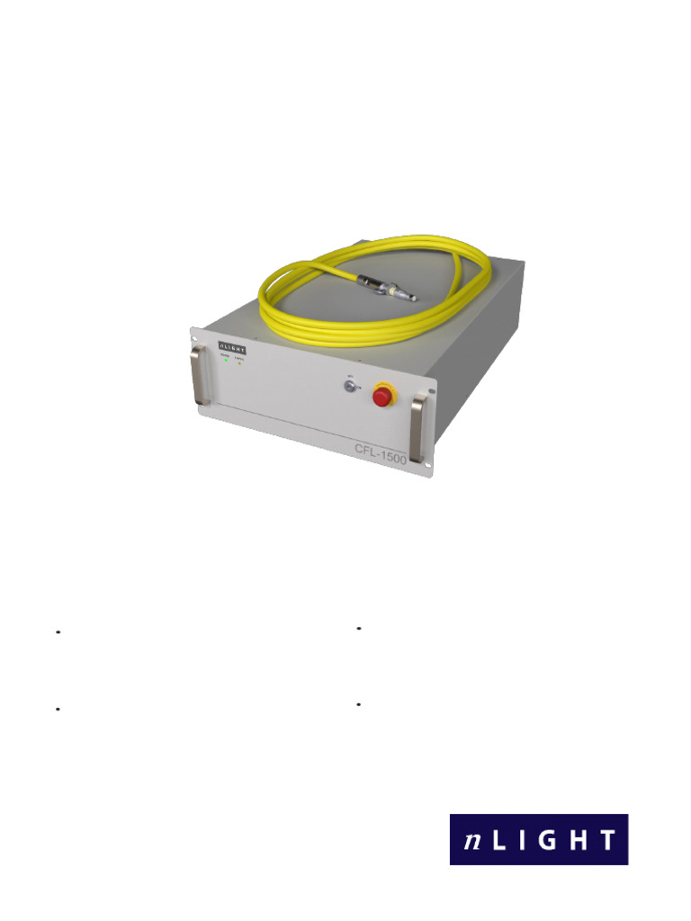 nLIGHT Rackmount Series Multimode | PDF | Laser | Optical Fiber