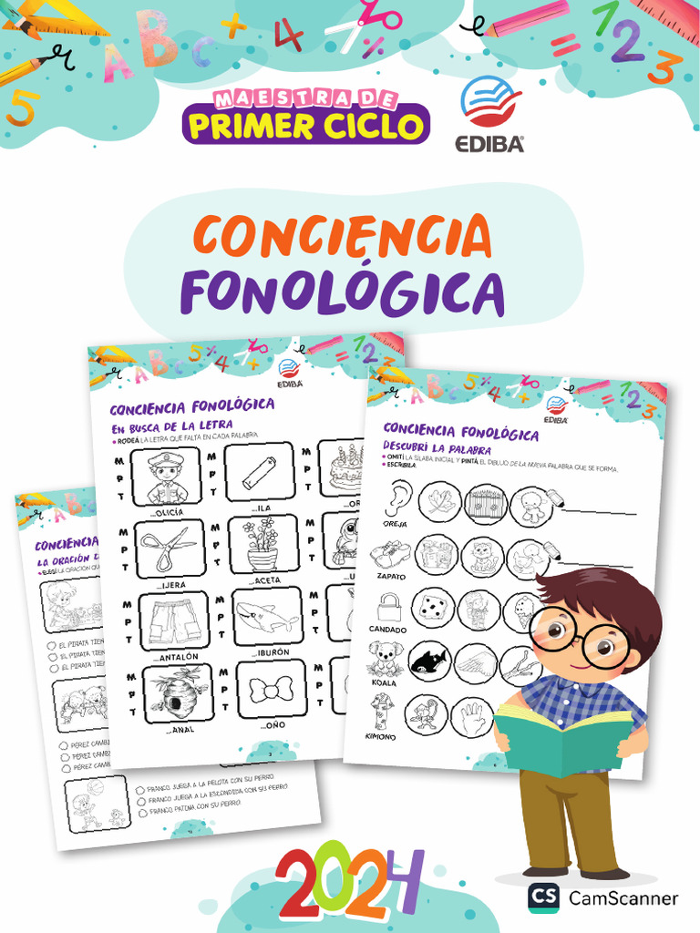 Actividades de Conciencia Fonológica | PDF | Palabra | Sílaba