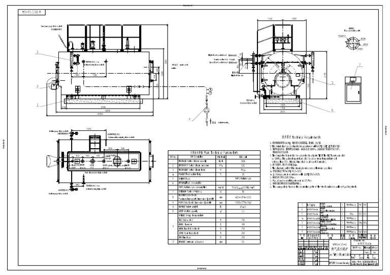 Boiler General Drawing | PDF
