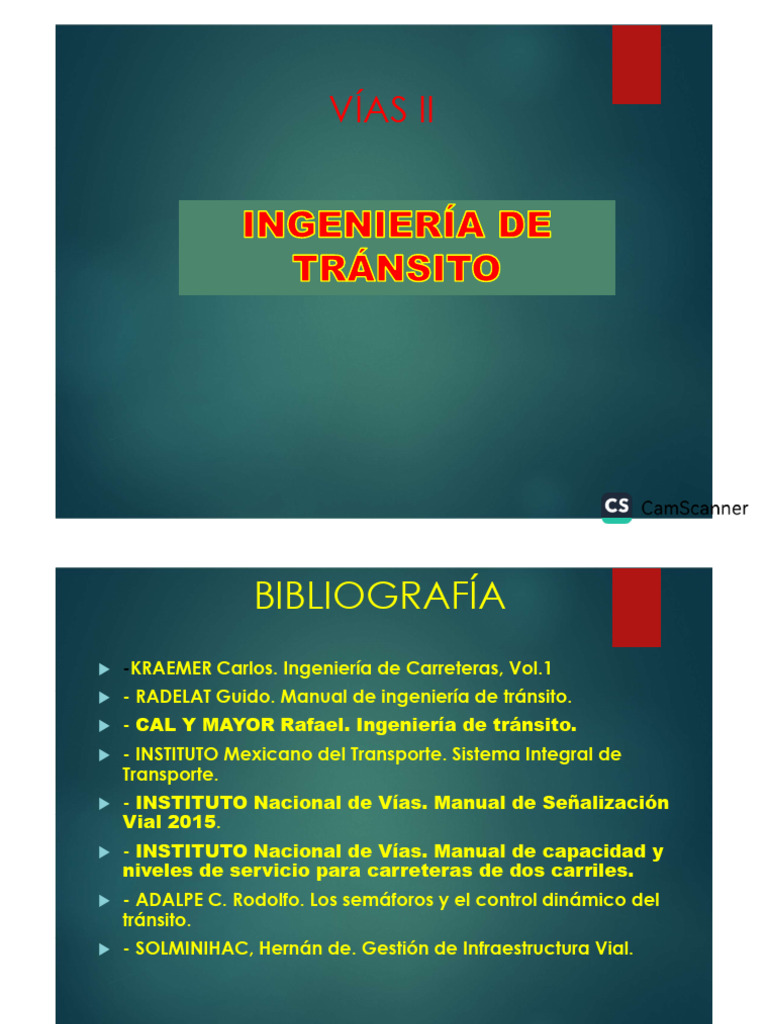 Capítulo I. Generalidades-1 | PDF | Transporte | Tráfico