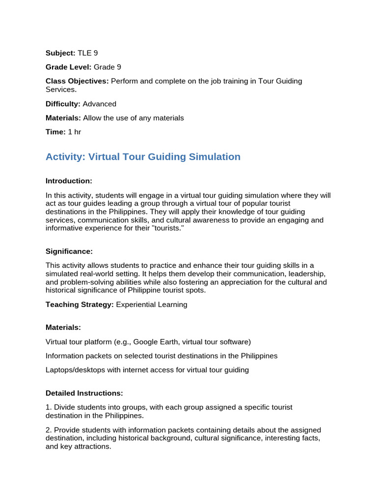 SARP TLE 9 LGS Activity 8 | PDF | Human Communication | Cognition