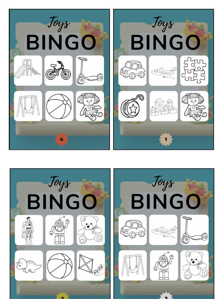 Toys Bingo | PDF