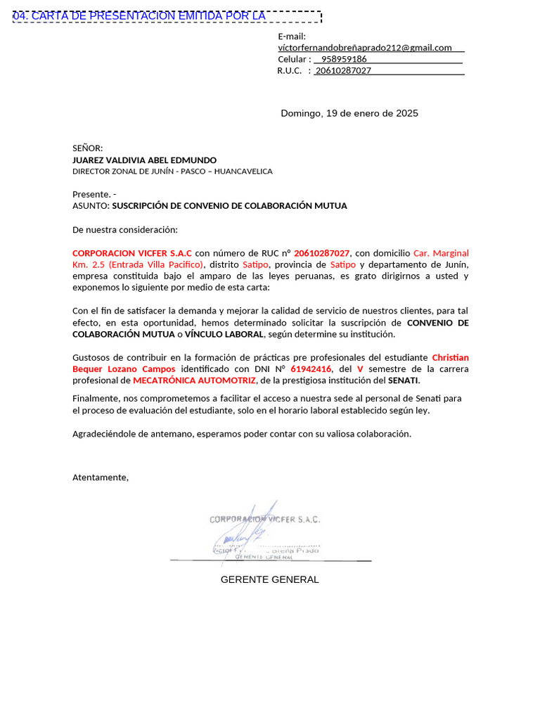 Documentos Complementarios 2025-10 | PDF