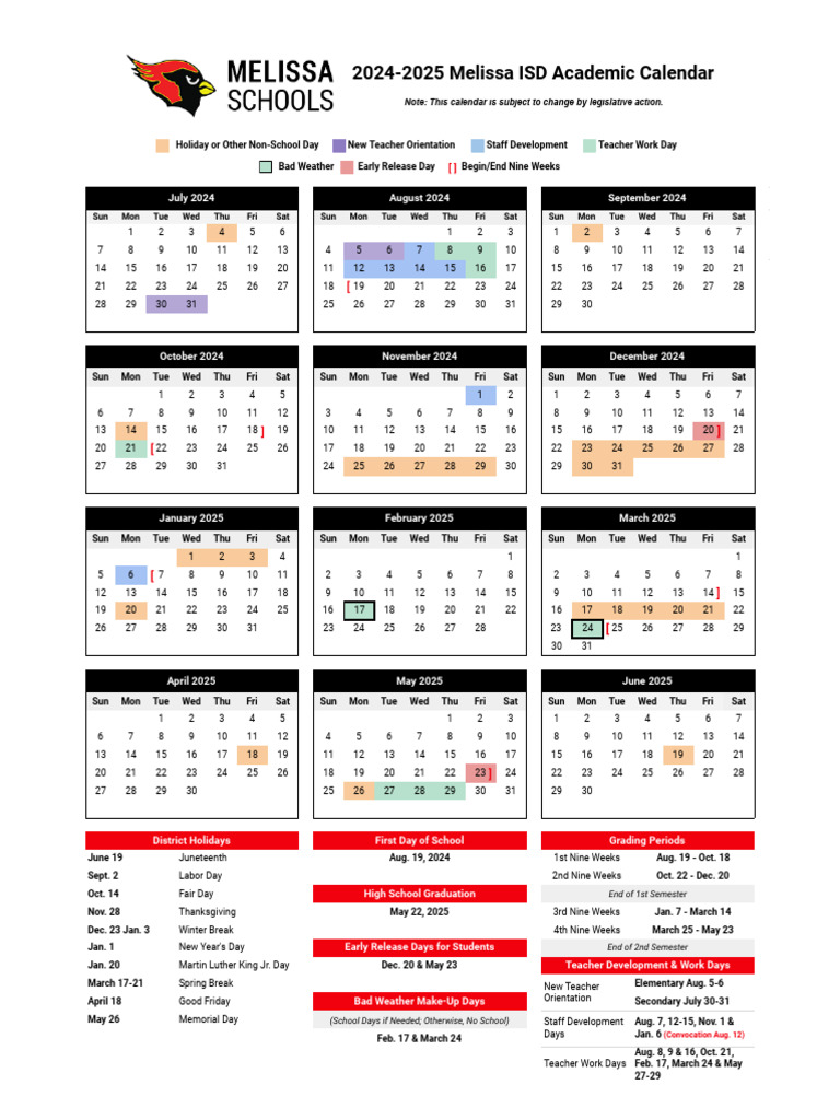 2024-2025 Academic Calendar | PDF | Academia | Entertainment Events