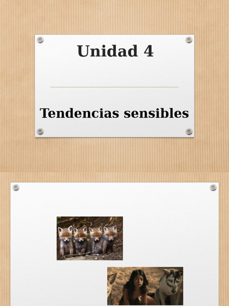 La Persona Humana y Tendencias Sensibles | PDF | Instinto | Aprendizaje