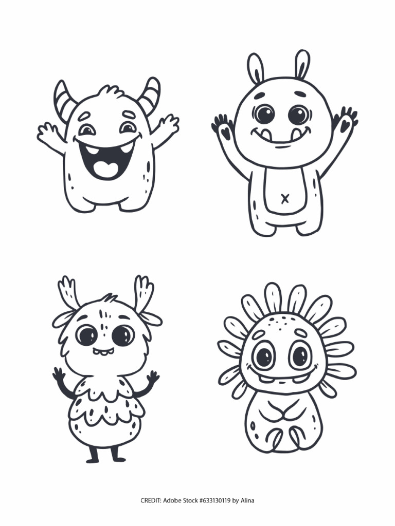 10 Free Easy Coloring Pages | PDF
