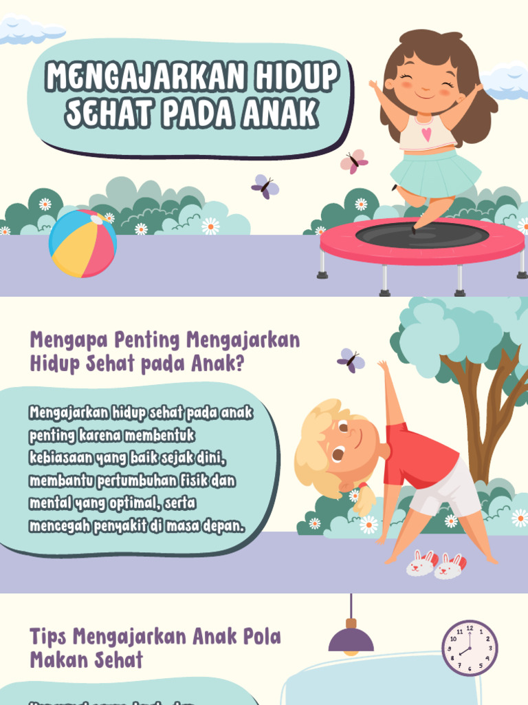 Mengajarkan Hidup Sehat Pada Anak | PDF