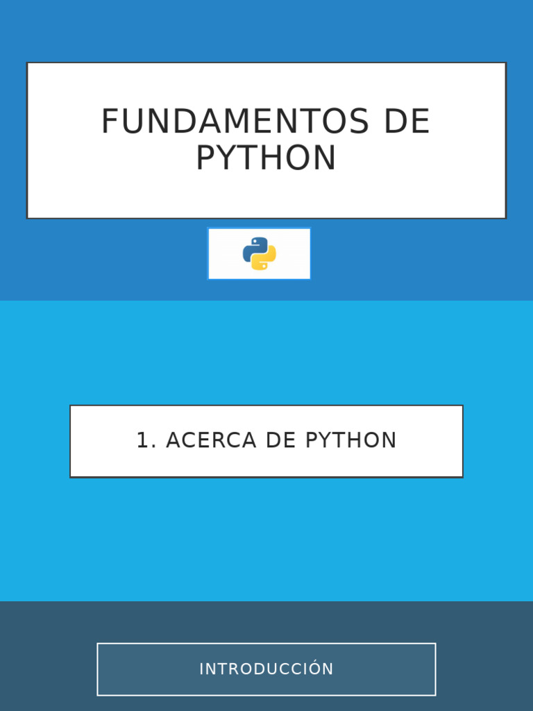 Fundamentos de Python | PDF | Objeto (informática) | Python (lenguaje de programación)