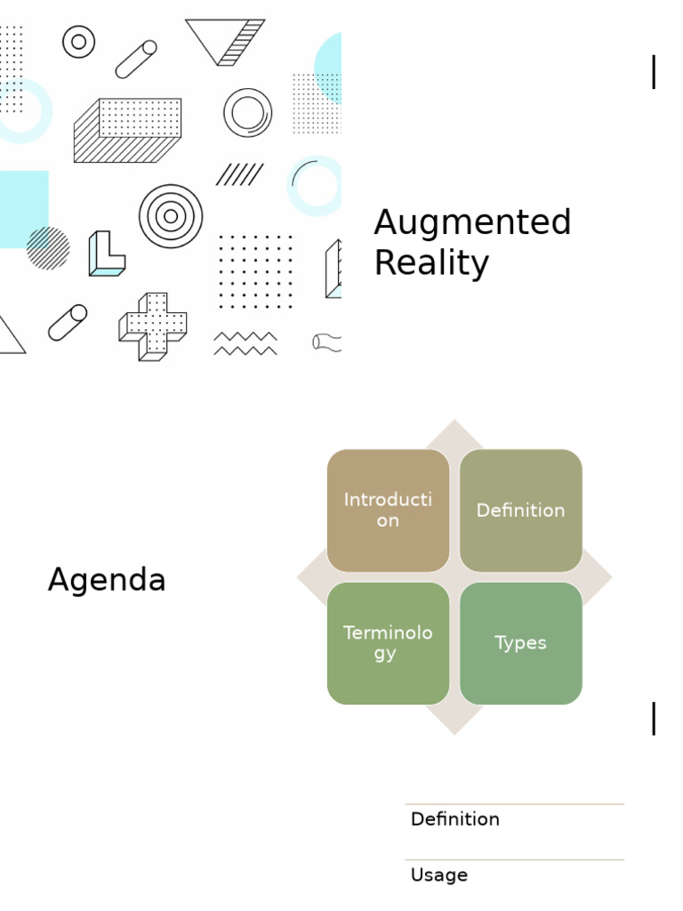 Augmented Reality Presentation | PDF | Augmented Reality | Gyroscope
