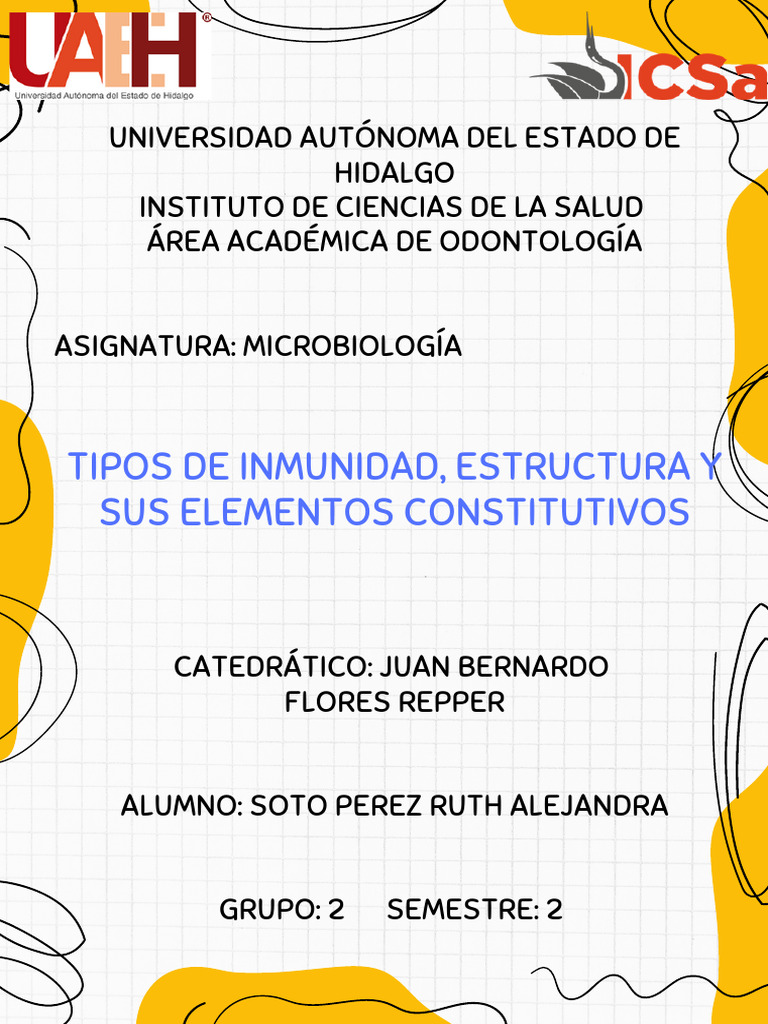 U2_ Tipos de inmunidad_R | PDF | Sistema inmune | Linfocitos