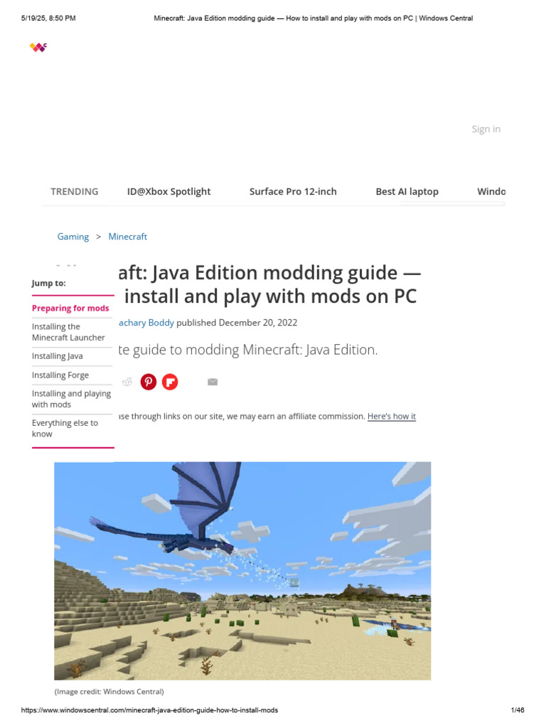 Minecraft - Java Edition Modding Guide - How To Install and Play With Mods On PC - Windows ...