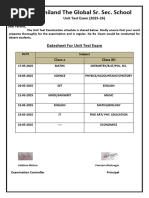 REVISED Pre-Board Date Sheet 2025 | PDF