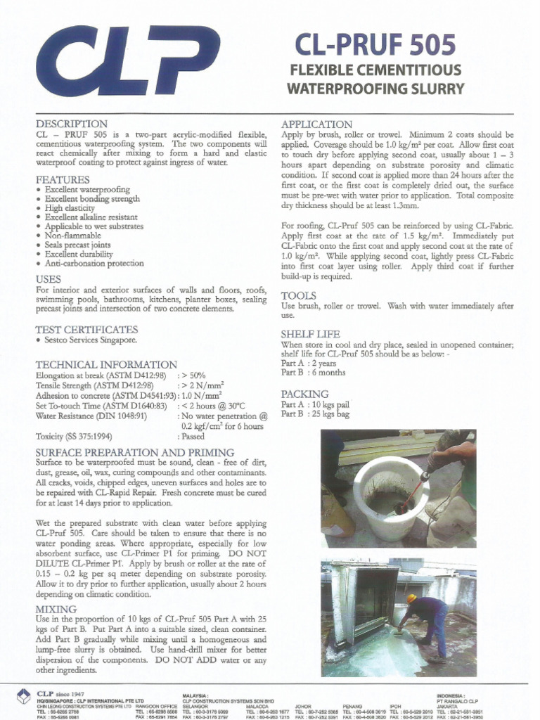 CL - Pruf 505 | PDF