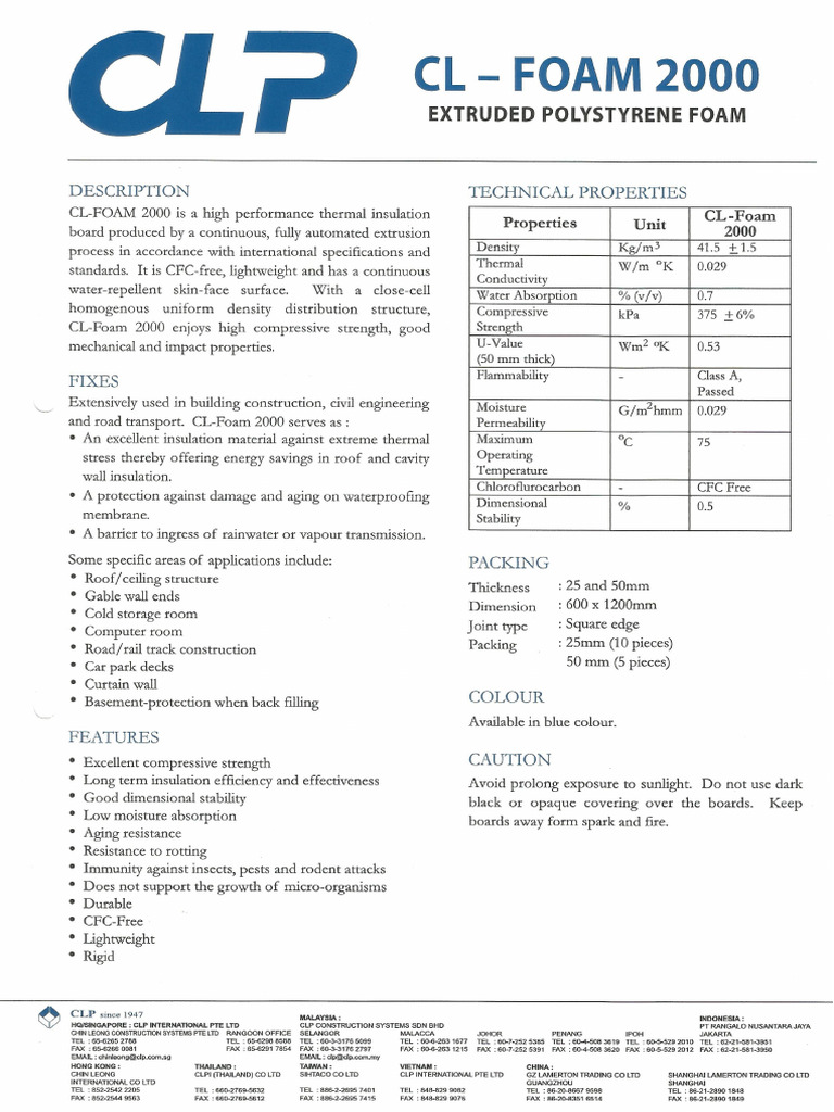 CL - Foam 2000 | PDF