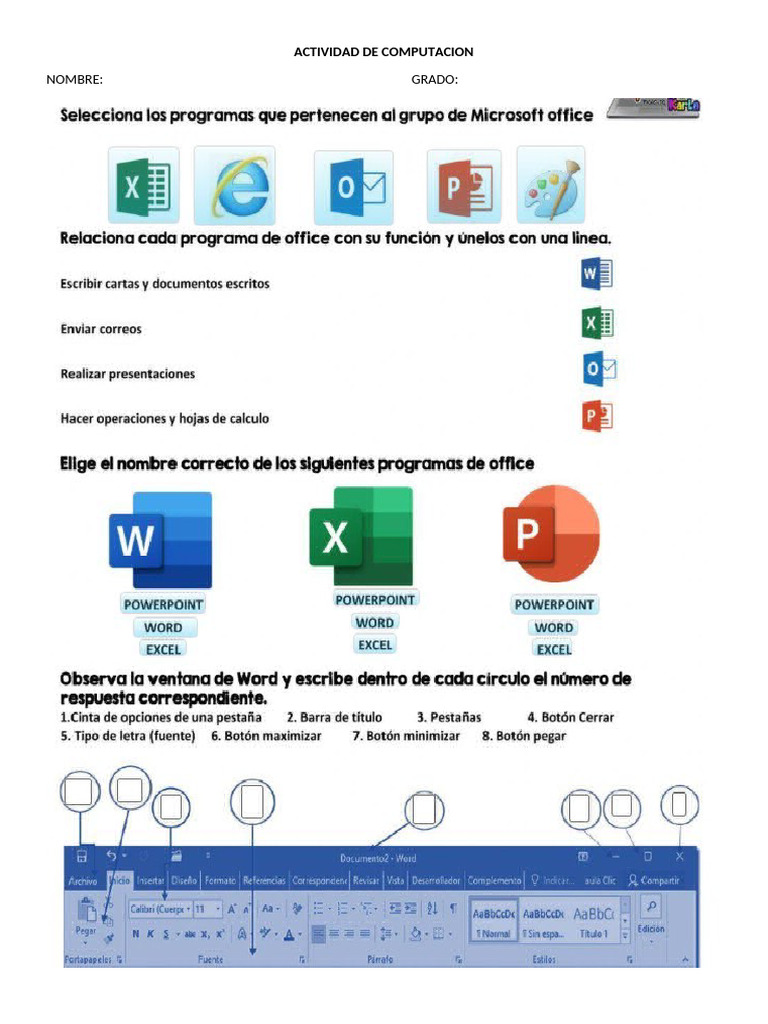 Actividad de Computacion | PDF