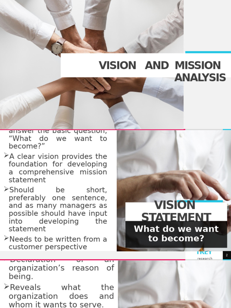 Vision and Mission Analysis | PDF