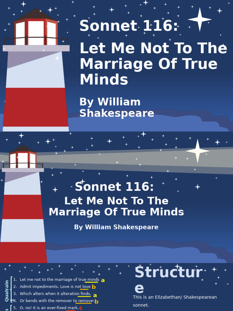 Sonnet 116.ca84c2415dbd93644c95 | PDF | Stanzaic Form | Composition ...