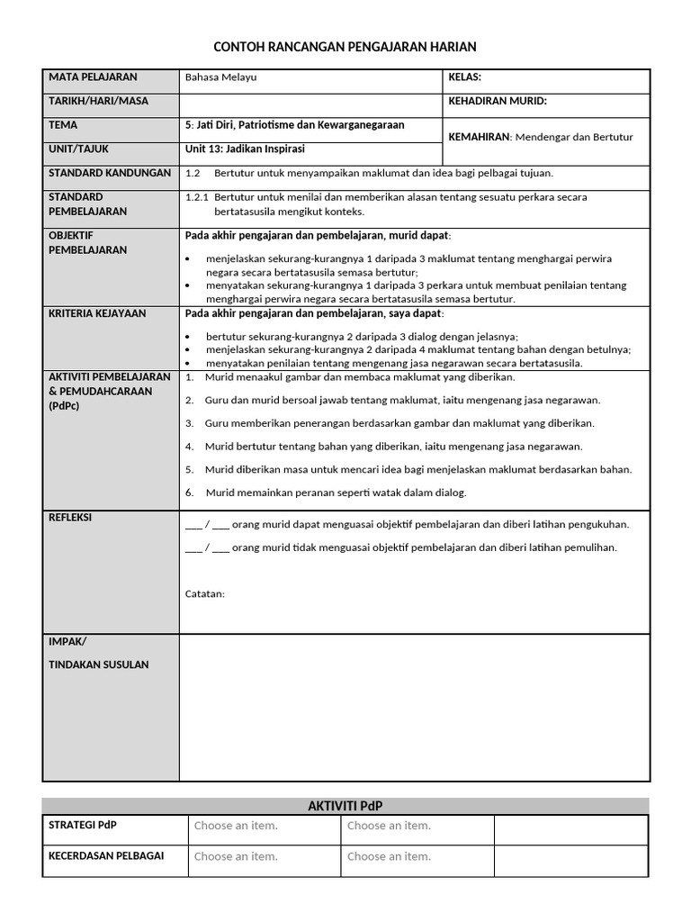 Tahun 4 Tema 5 (Unit 13 - Unit 15) | PDF