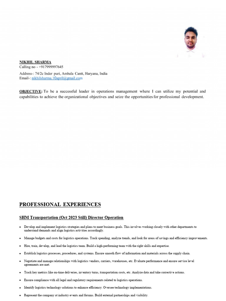 Nikhil Resume | PDF