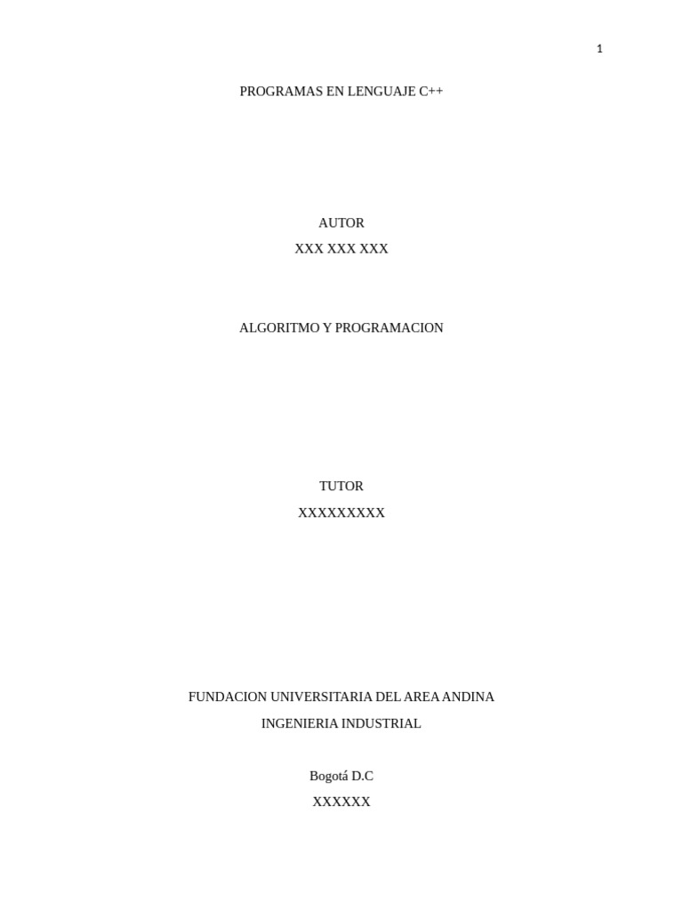 ALGORITMOS DE PROGRAMACION | PDF