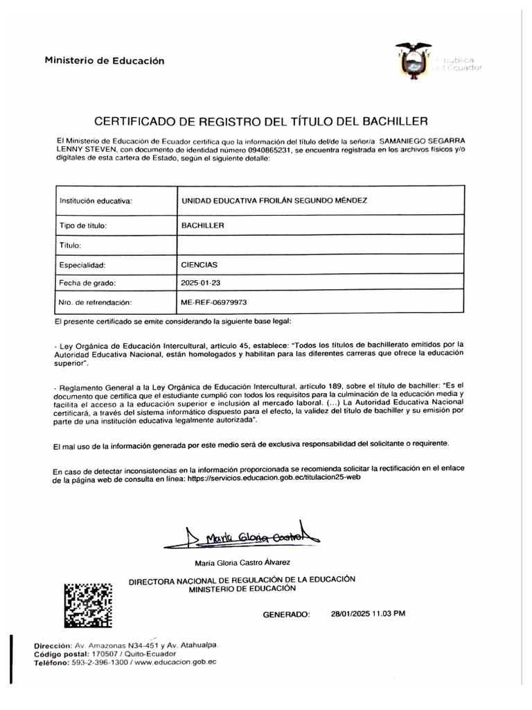 Certifica Do | PDF