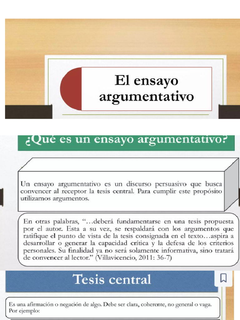 Ensayo Argumentativo | PDF