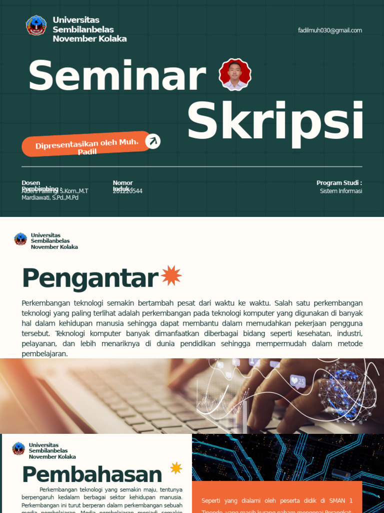 Ujian Skirpsi Muh. Fadil | PDF