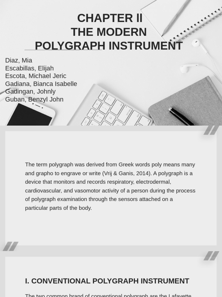Group 2 The Modern Polygraph Instrument | PDF