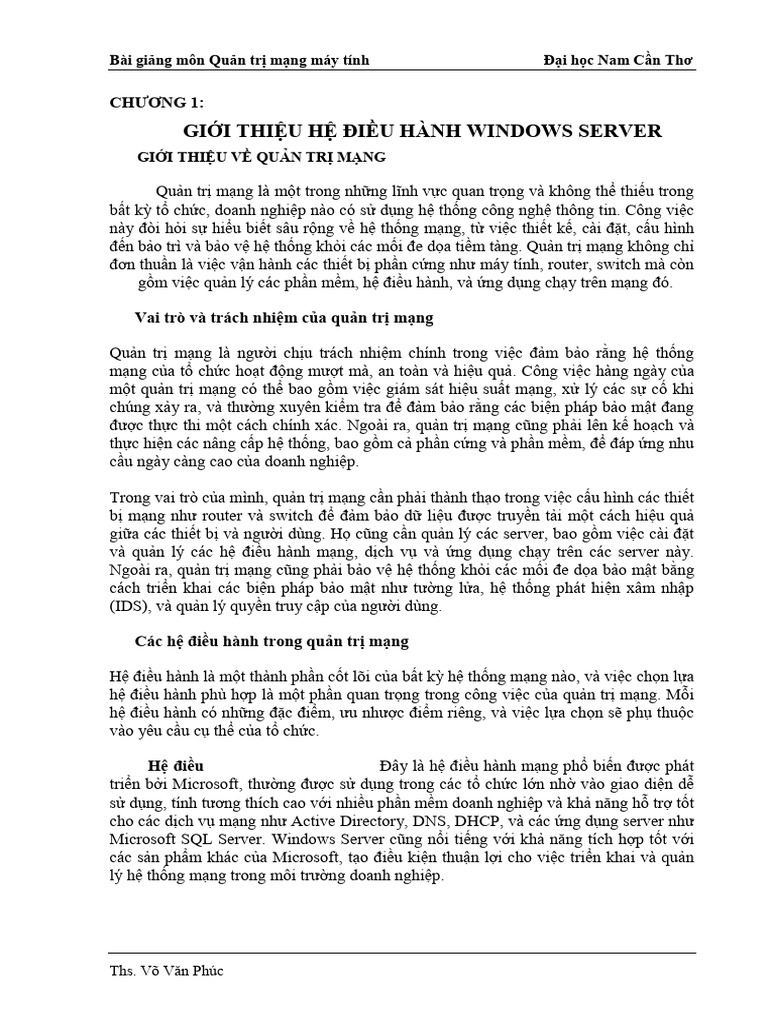 1.QTM Windows Server | PDF