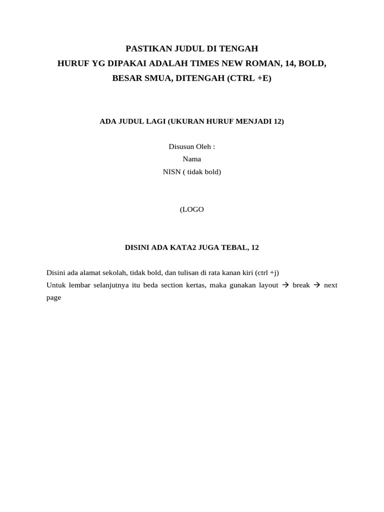 Petunjuk Uas Praktek Informatika | PDF