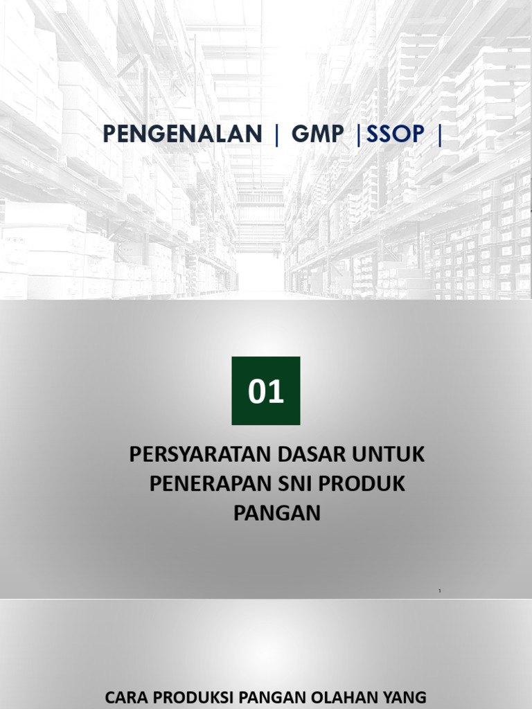 GMP Dan HACCP - Final | PDF