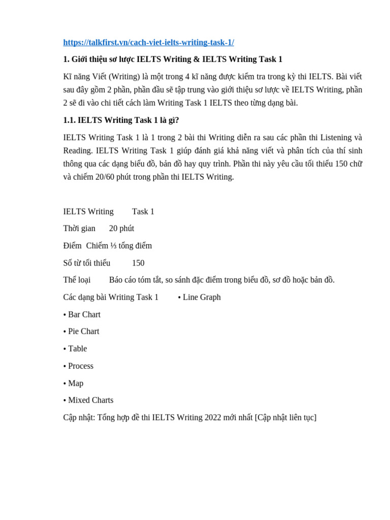 WRITING Task 1 | PDF