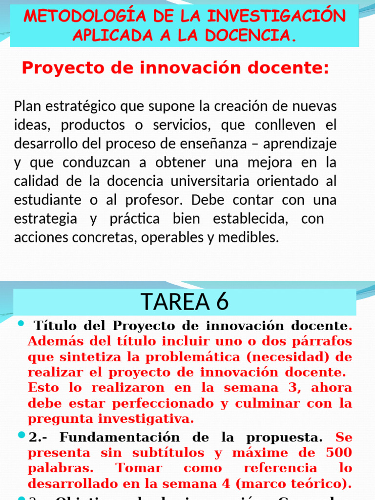Coll Semana 6 | PDF | Innovación | Enseñando