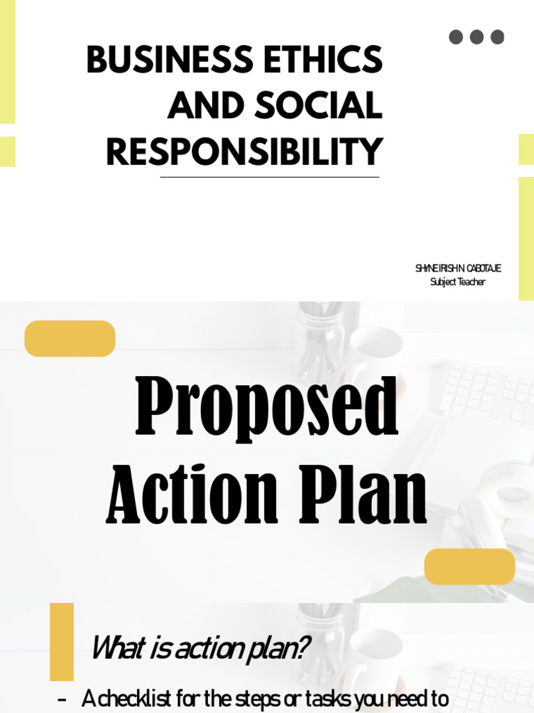 Types and Examples of Action Plans | PDF | Goal | Project Management