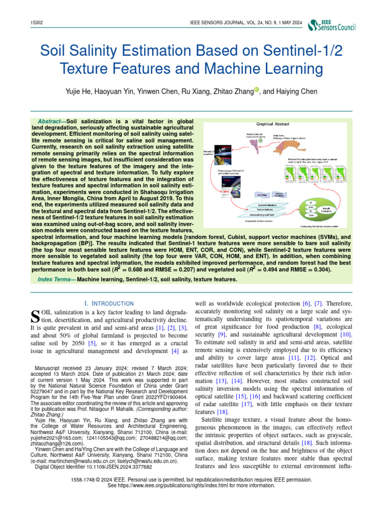 Soil_Salinity_Estimation_Based_on_Sentinel-1_2_Texture_Features_and_Machine_Learning | PDF ...