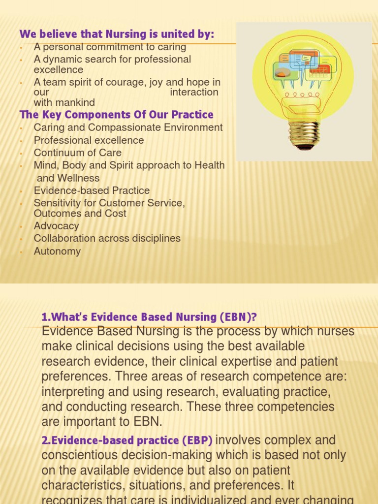 Evidence Based Practice | Download Free PDF | Evidence Based Practice ...