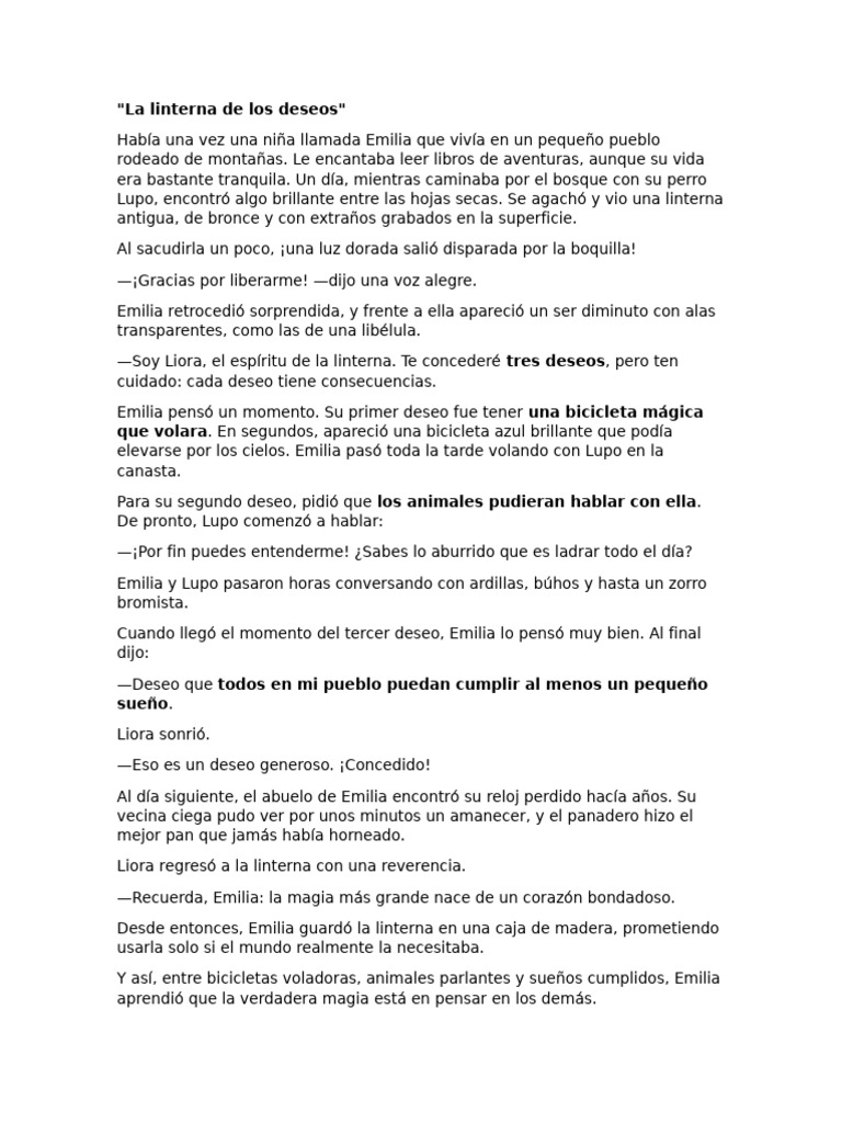 La Linterna de Los Deseos | PDF