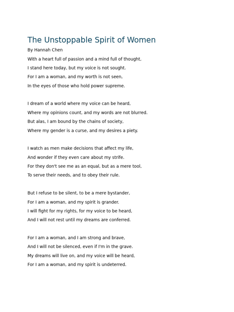 Persona Poem English 6th | PDF
