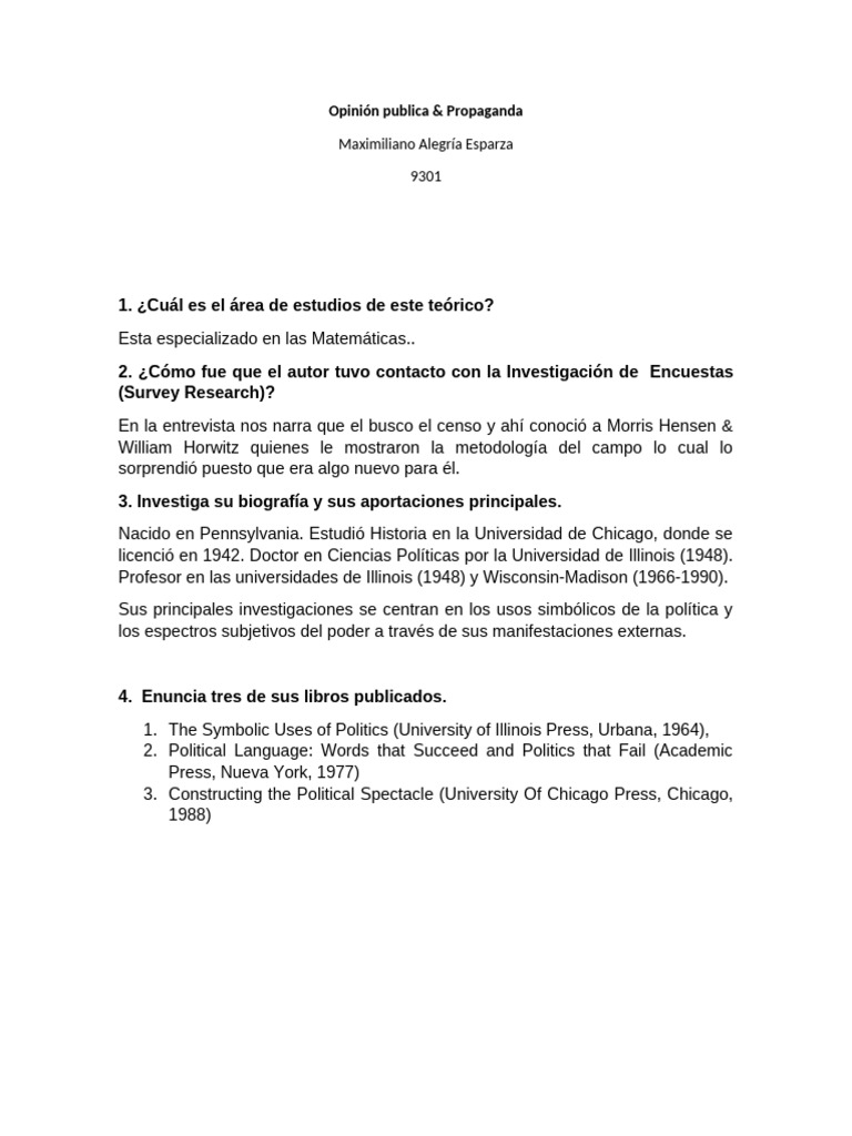 Murray Edelman | PDF